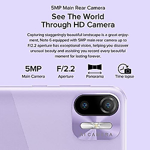 Ulefone Unlocked Cell Phones, Note 6 3G Smartphone, Triple Card Slots, Android 11, 6.1" HD+ Full-Screen, AI Camera 5MP+2MP, 3300mAh, Face Unlock, 32GB ROM + 1GB RAM Mobile Phone- Red