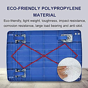 Generic Trolleys,Beauty Salon Cart Trolley Large Platform Truck 992Lbs Weight Capacity, Heavy Duty Foldableniture Dolly Platform Flatbed with Steel Handle