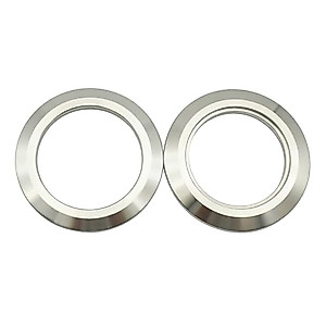 19mm-108mm Three Clip Open End Cap with Groove Center Hole Quick Opening Blind Plate 304 Stainless Steel Pipe Fittings(with Groove,108MM X 119MM_SS304)