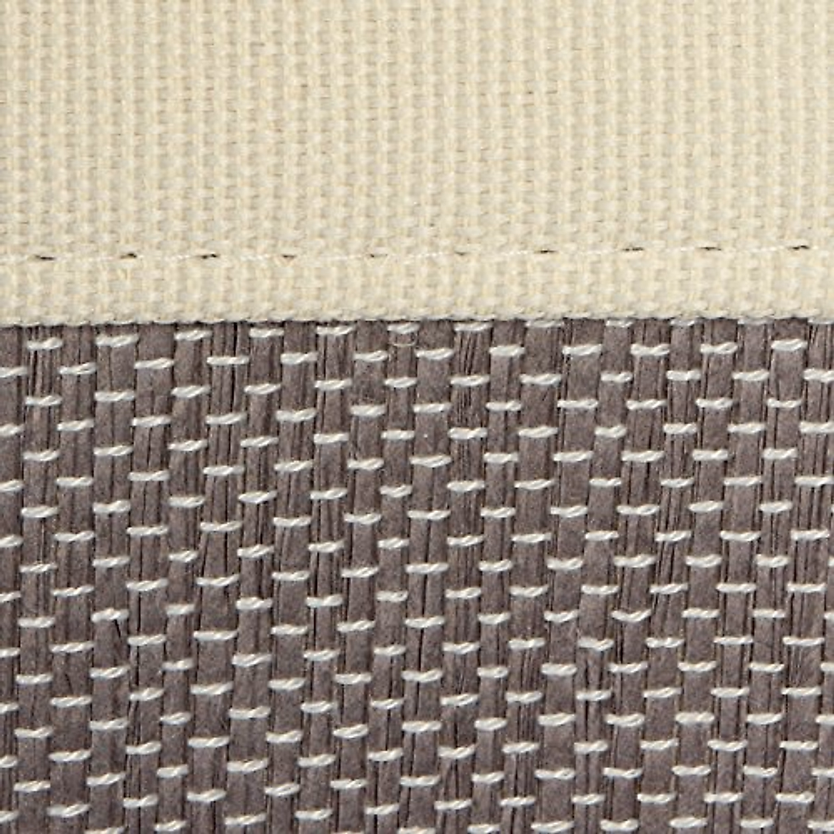 DII Canvas Laundry Basket, Grey Colorblock, Bag Large