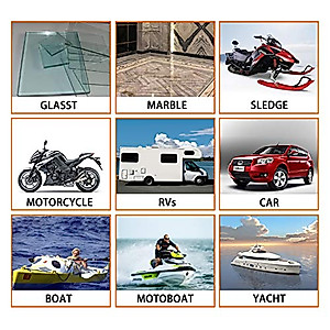 Polishing Pad Buffing Pads Kit 2PCS 6inch 100% Natural Wool Hook & Loop Grip Buffing Pad for Compound Cutting & Polishing for Car Polishing Motorcycle Washing Machine Refrigerator Furniture etc