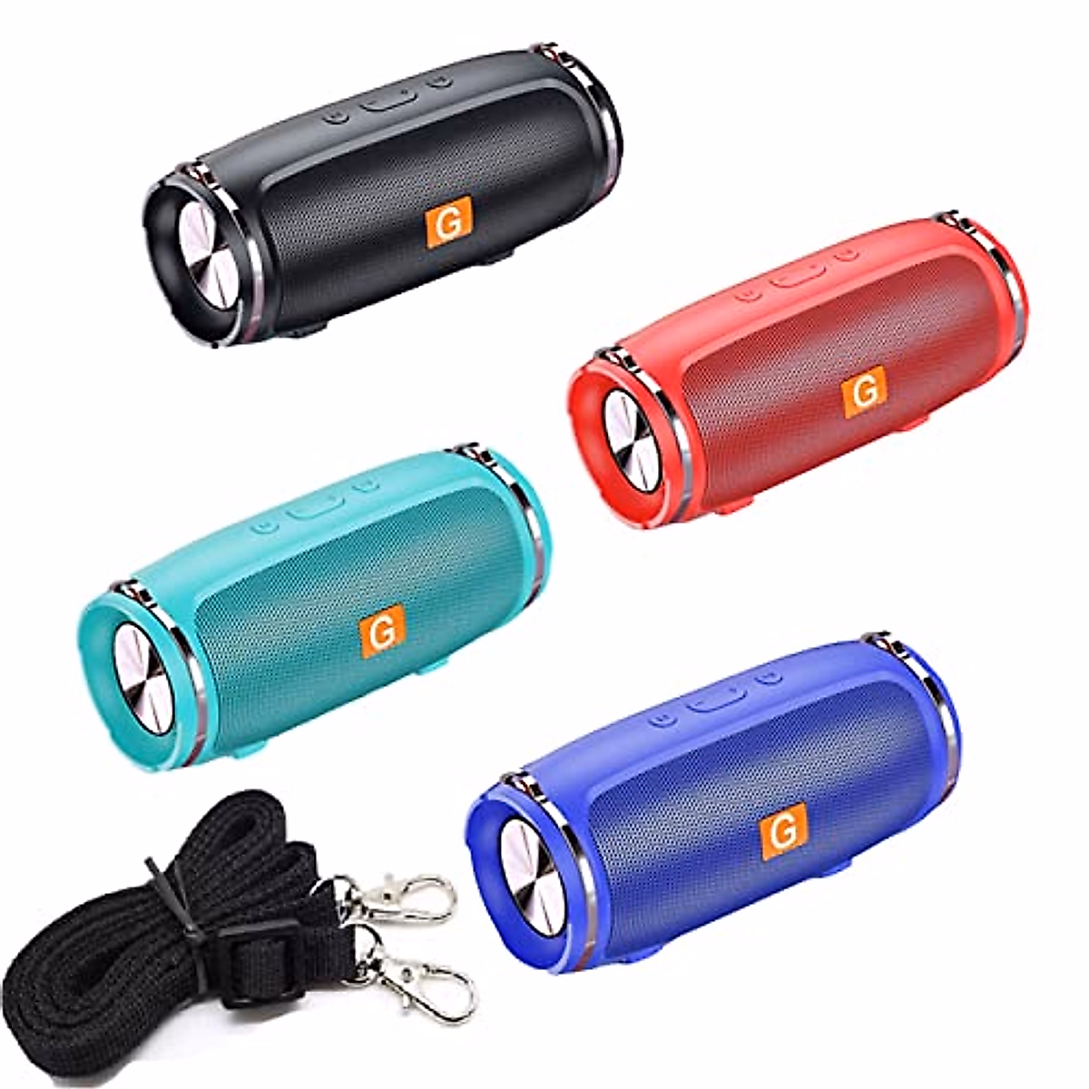 Qiopertar Portable Speaker, Wireless Bluetooth Speaker, Wireless Handheld Bluetooth Speaker, Dual Speaker, Outdoor Portable Subwoofer, Home Radio, Mini Sound System