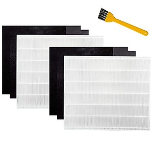 Osarow Yours 2 Pack AP-1512HH Filter Compatible with Coway air Purifier, with 4 Carbon Pre Filters, Part# 3304899