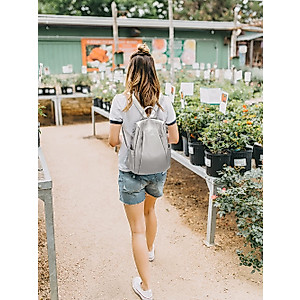 YALUXE Backpack Purse for Women Anti-Theft Leopard Genuine Leather School Travel Daypack