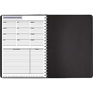 AT-A-GLANCE 2023 Daily Four Person Appointment Book, DayMinder, Quarter-Hourly Appointment Book, 8" x 11", Large, Black (G56000)
