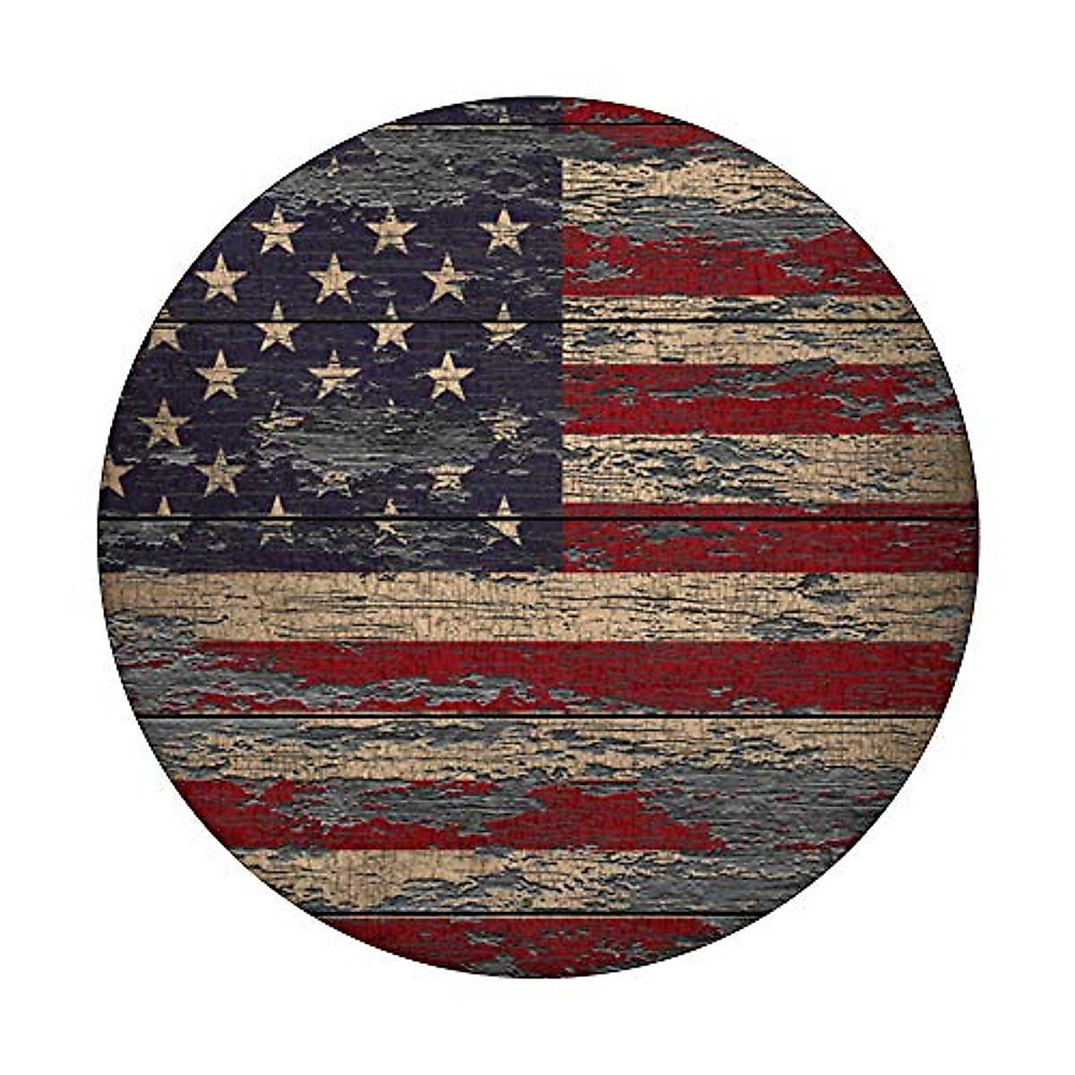 American Flag Weathered PopSockets PopGrip: Swappable Grip for Phones & Tablets