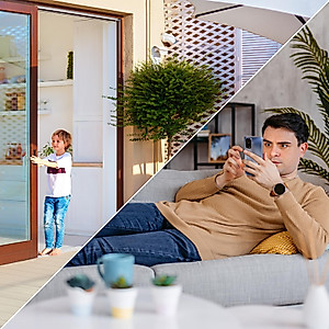 Doorsound - Freezer Refrigerator Door Left Open Alarm with Text Notification alerts, Phone Notifications, Adjustable time delay and Volume, Chime, Close Door Reminder | no hub | no Subscription
