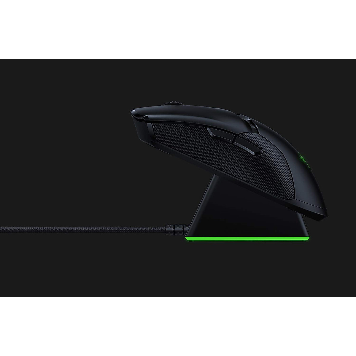 Razer Viper Ultimate - Light and Fast Ambidextrous Gaming Mouse (20,000 DPI Optical Sensor, Hyperspeed Wireless Technology, RGB Chroma) Black