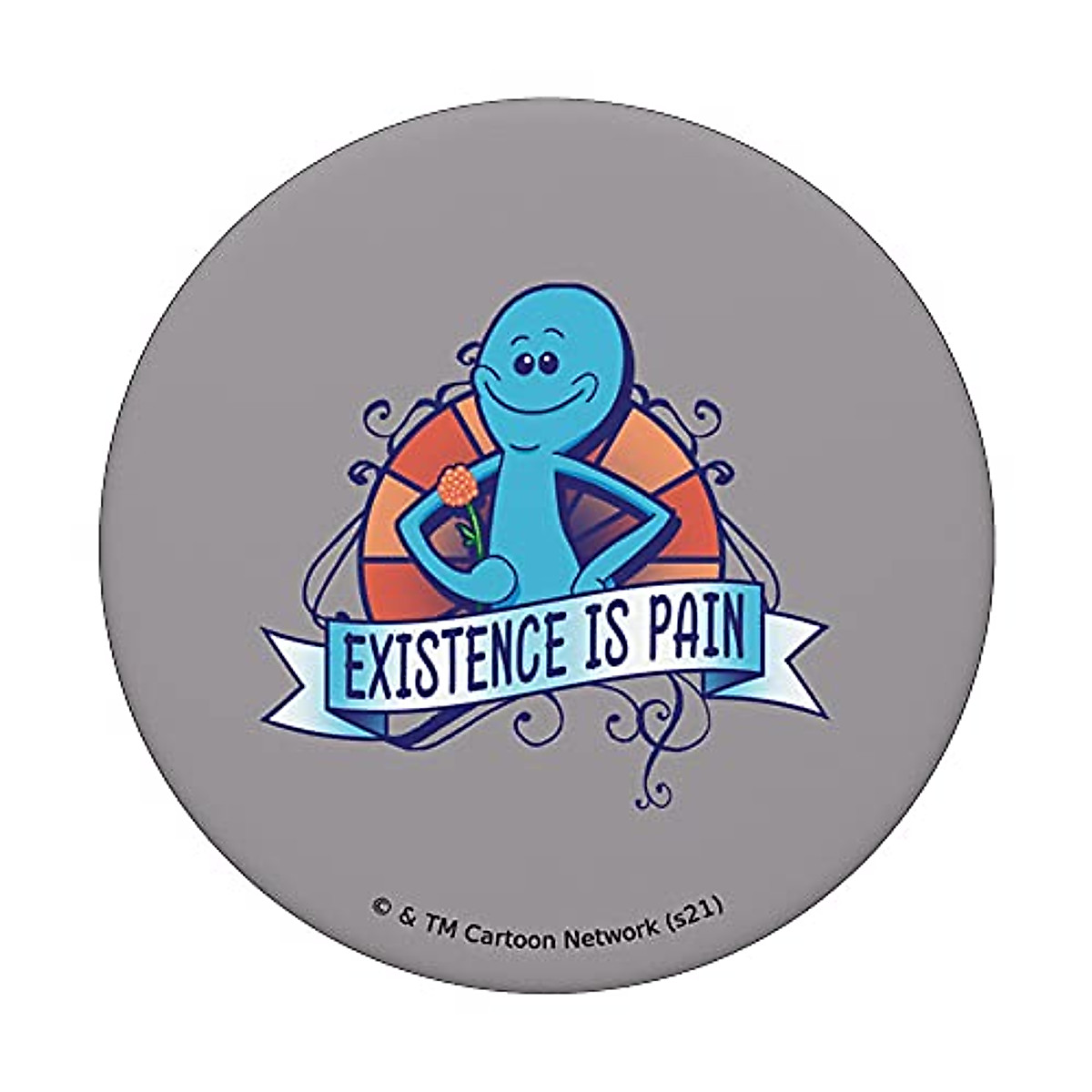 Rick and Morty Existence is Pain PopSockets Swappable PopGrip