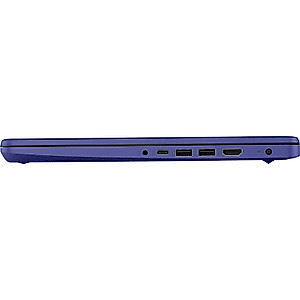 HP Portable Laptop, Student and Business, 14" HD Display, Intel Quad-Core N4120, 8GB DDR4 RAM, 64GB eMMC, 1 Year Office 365, Webcam, SD Card Reader, HDMI, Wi-Fi, Windows 11 Home, Blue, KKE Mousepad