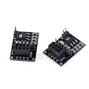 Makerfire 4pcs NRF24L01+ Breakout Adapter with on-board 3.3V Regulator for NRF24L01+ Wireless Module