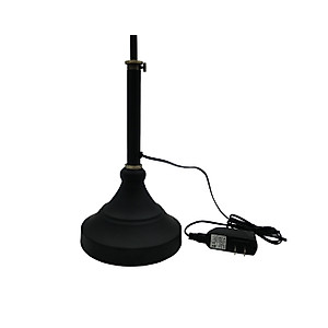 HomeFocus - LED Piano Desk Lamp with Touch Dimmer,Piano Lamp,Desk Lamp,Reading Lamp for Home Office,Adjustable Height,Multi-Functional,LED 5W,3000K,Metal,Black+Bronze,