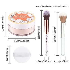 FREEORR Pink Setting Loose Face Powder, Oil Control Minimize Pore, Loose Baking Face Setting Powder Makeup, Soft Focus Make Up Setting Powder, Matte Flawless Finish,8g (02 Pink Complexion)