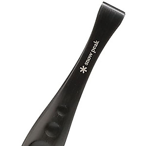 Snow Peak Pitts CS-370 Stainless Steel Tongs, For BBQs, Tapered Design, Corrosion Resistant, Outdoor Camping