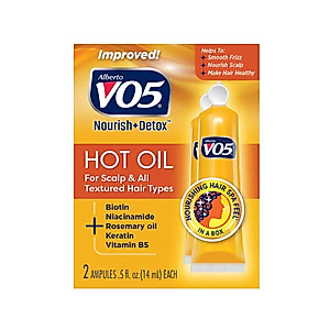 Vo5 Hot Oil Therapy Treatment 2 Count 0.5 Ounce (14ml) (3 Pack)