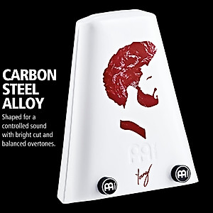 Meinl Percussion Cowbell, Youngr Signature Artist Series Looper Bell with Magnetic Mutes — NOT Made in China — Handheld, Carbon Steel Alloy, 2-Year Warranty (YACB)