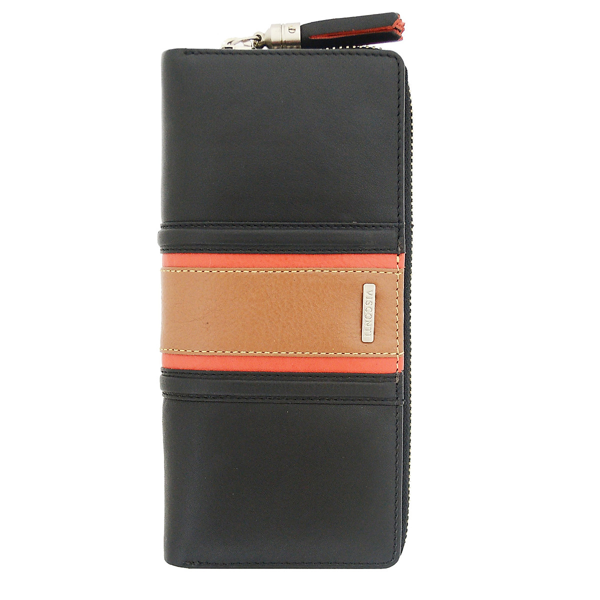 Visconti Women's Soft Leather Bifold Checkbook Wallet & Purse