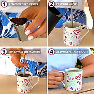 FinalPress Original Coffee & Tea Maker – Portable Stainless Steel Micro French Press – Patented 3-in-1 Technology for Hot, Iced & Cold Brew – Perfect for Home, Camping & Travel (UPGRADED V2)