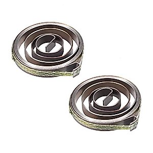 uxcell Drill Press Spring Drill Press Quill Feed Return Coil Spring Assembly Spring Steel Chemical Blackening Finish 680mm Expand Long 36x6x0.65mm 2 Pcs