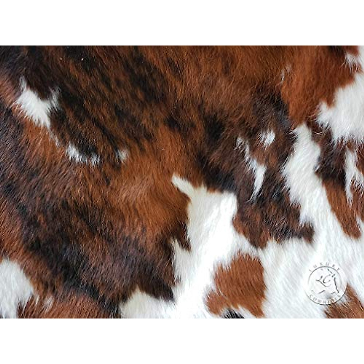 Genuine Tricolor Cowhide Rug XL 6 x 7-8 ft. - 180 x 240cm
