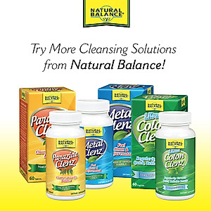 Natural Balance Ultra Colon Clenz | Herbal Colon Cleanse & Detox Supplement | Gentle & Dependable Overnight Formula | 120 Vegetarian Capsules