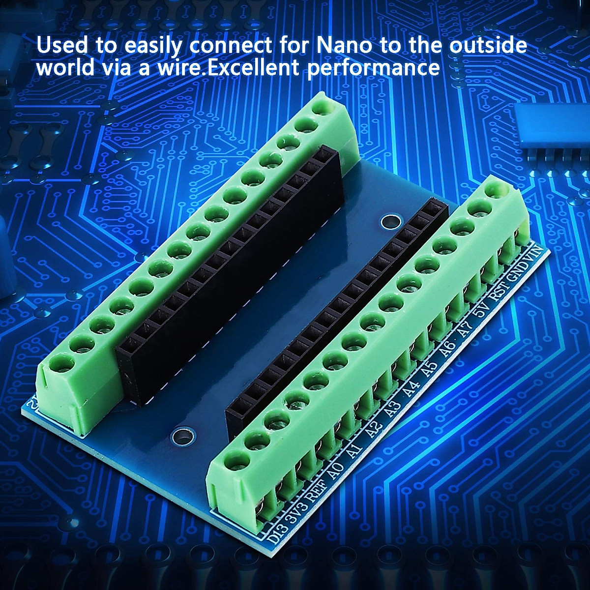 Fafeicy 1Pc IO Expansion Board, Terminal Adapter, V3.0 Compatible, USB, For Nano Controller, Personal Computer, Laptop