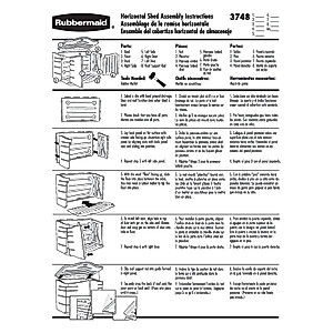 Rubbermaid Small Horizontal Resin Weather Resistant Outdoor Storage Shed, Olive and Sandstone, for Garden/Backyard/Home/Pool, 18 Ft³ Horizontal Shed