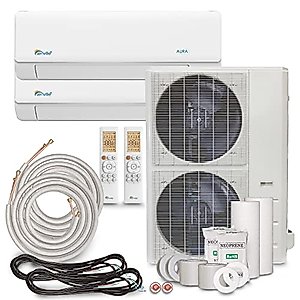 Senville 48000 BTU Dual Zone Mini Split Air Conditioner Heat Pump SENA-48HF/D