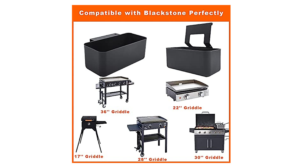 Grease Catcher Cup for Blackstone Griddles - Easy Cleanup & Durability