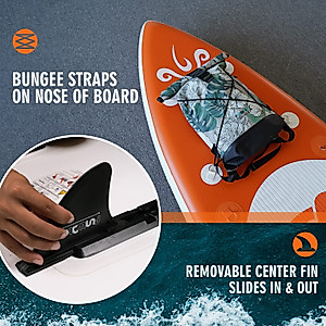 FunWater SUP Inflatable Stand Up Paddle Board 10'x31''x6'' Ultra-Light Inflatable Paddleboard with ISUP Accessories,Fins,Adjustable Paddle, Pump,Backpack, Leash, Waterproof Phone Bag,Kayak Seat