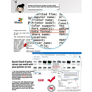 LOYALTY-SECU WiFi USB Print Server | Wireless Network Printer Adapter for Multi-User Printing | Compatible with Windows