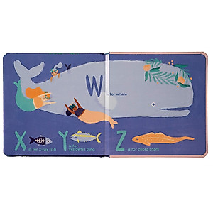 Manhattan Toy Mermaid's ABCs Baby Board Book, Ages 6 Months and up