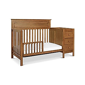 DaVinci Autumn 4-in-1 Crib and Changer Combo in Chestnut | Greenguard Gold Certified
