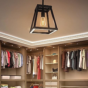 Feit Electric Motion Sensor, Non-Dimmable, Indoor/Outdoor LED Bulb with Exposed Filament, ST19 on E26 Base, High CRI, 60 Watts Equivalent, 2700K, Soft White - ST19CL927CA/MM/FILED