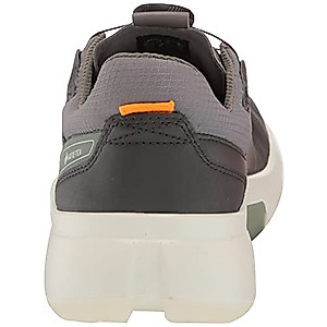 ECCO Men's BIOM HYBRID 4 BOA GORE-TEX WATERPROOF, MAGNET/FROSTY GREEN, 11-11.5