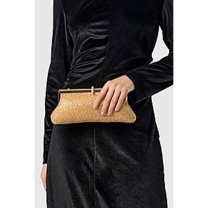 BABEYOND Women's Sparkly Evening Bags Glitter Rhinestone Clutch Purse for 1920s Party Prom Wedding