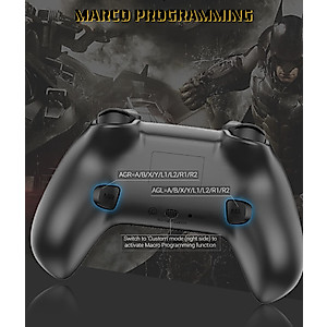 arVin Bluetooth Controller for iPhone/iPad/iOS/Android/Tablet/Switch Controller, Wireless Gaming Gamepad for iPhone14/13/12/11, Samsung Galaxy S22/S21/S20 Ultra with Phone Holder, Back Button, Turbo