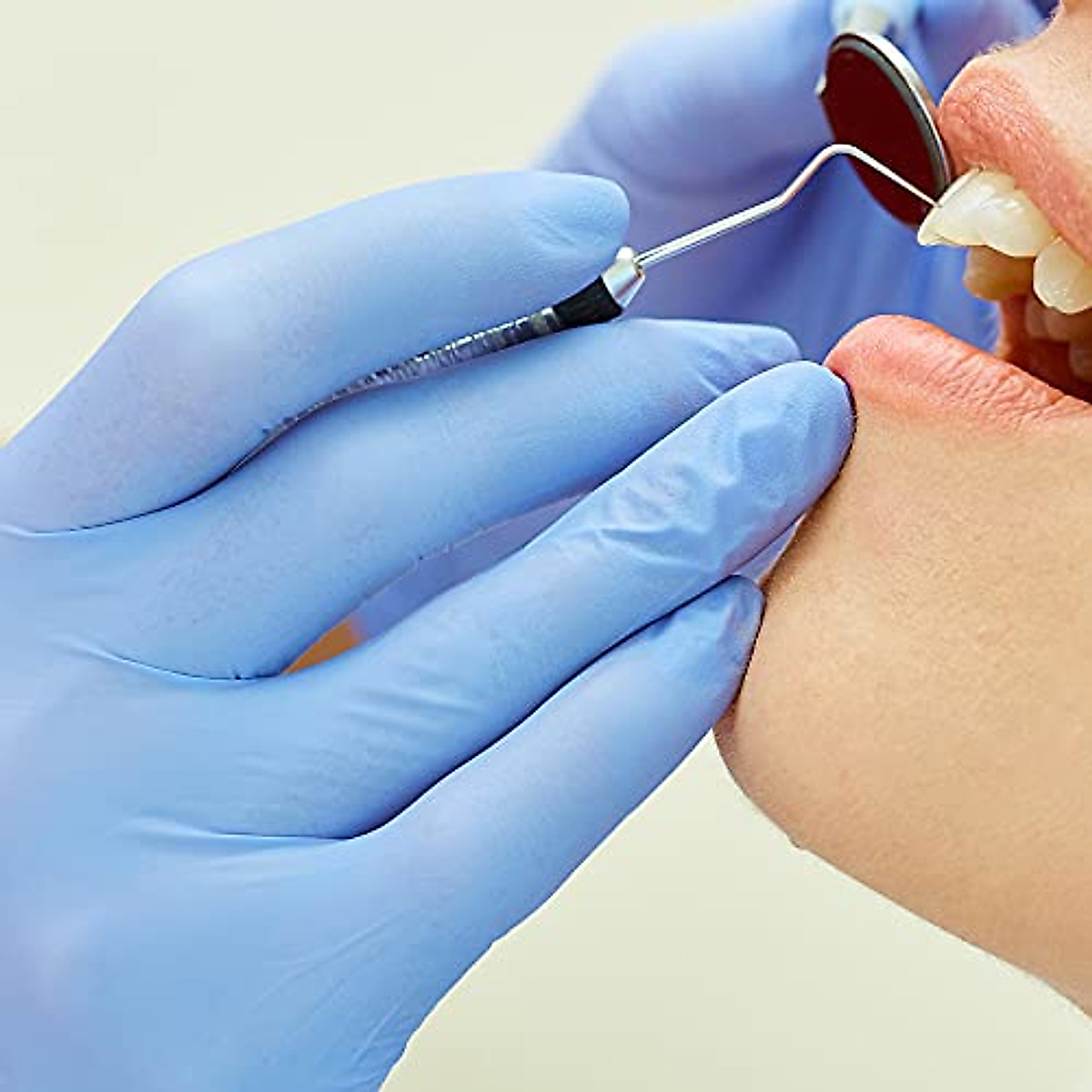 TRONEX 1000 Pack Nitrile Exam Glove, Blue Medical Examination Gloves, Fingertip-Textured, Powder-Free (XXL)