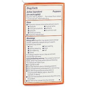 Motrin Ib Caplt Size 100s Motrin Ibuprofen Pain Relief & Fever Reducer