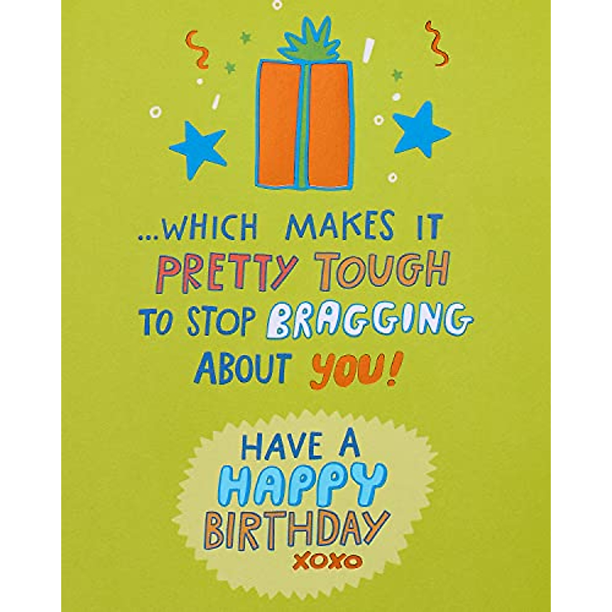 American Greetings Birthday Card for Grandson (Bragging About You)