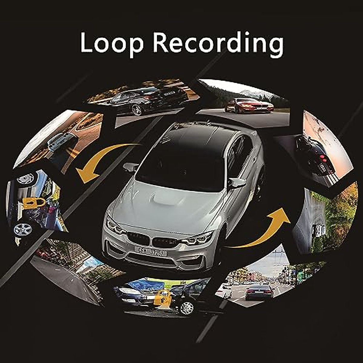 KLUD Front Camera for Car Dash Cam for Trucks 2.4″ Full HD 1080P Car Dash Camera for Cars 170° Wide Angle Loop Recording HD Night Vision WDR Wide Dynamic