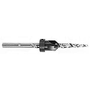 Fuller C9T Four Flute Combination Countersink with 3/16-Inch Taper Drill Bit