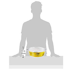 Lodge A12F12 12-Inch Aluminum Foil Dutch Oven Liners, 12-Pack, Silver