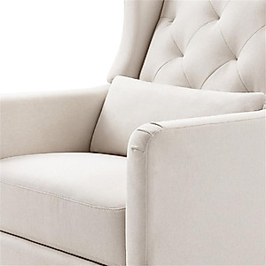 DaVinci Everly Recliner and Swivel Glider in Performance Cream Eco-Weave, GREENGUARD Gold Certified