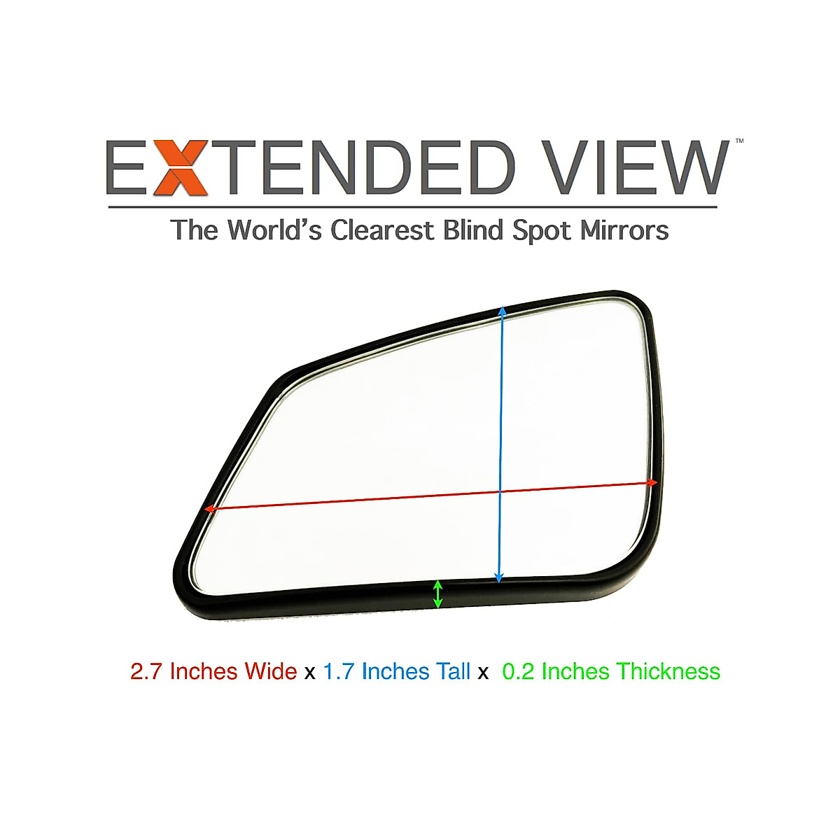 NXTGEN Extended View Mirrors - Compatible with 2020-Present Toyota Supra | MKV Supra Blind Spot Mirrors