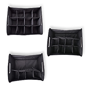 TOP TEIR Foldable 12 Bottle Wine Carrier RV Storage and Organization Camping Storage and Kitchen Storage of Bottles Carry Glassware Shopping Travel Free Bottle Opener