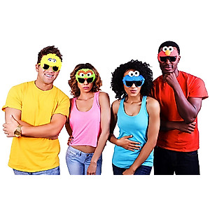 Sun-Staches Sesame Street Official Big Bird Sunglasses, Costume Accessory, UV 400, One Size Fits Most, 8"