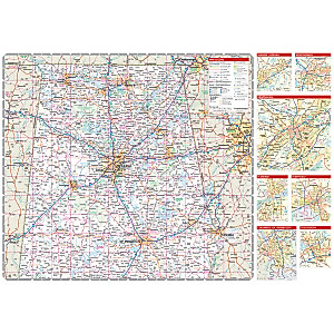 Rand McNally Easy To Read Folded Map: Alabama State Map