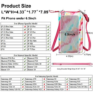 OIDERY Small Crossbody Phone Bags Cellphone Wallet Purse for Women with Credit Card Slots