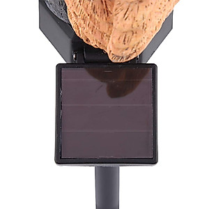 Antilog Garden Light Solar Powered Waterproof Garden Light Outdoor Lawn Lamp for Home Garden Lighting(Brown)